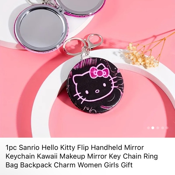 Hello Kitty | Accessories | Hello Kitty Flip Handheld Mirror Keychain ...